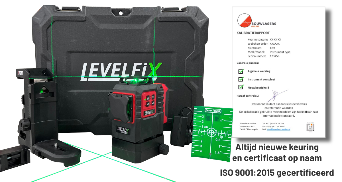 Levelfix MCL380G - Bouwlasersonline