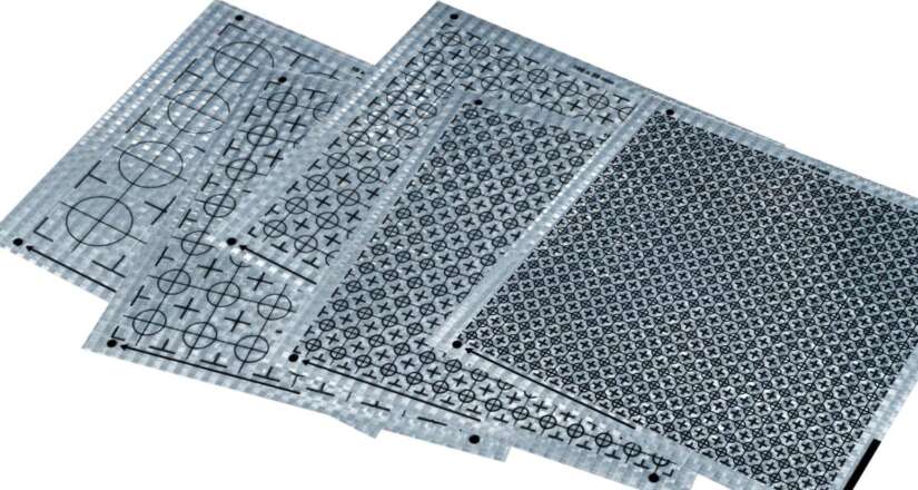 Meetstickers op vel (als Sokkia) - Bouwlasersonline