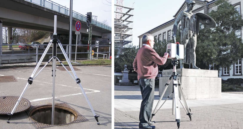 Hoog 3D-scanner statief - Bouwlasersonline