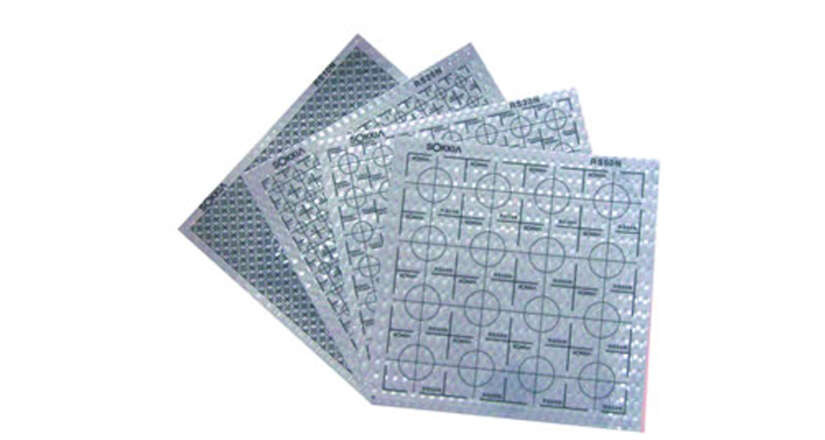 Sokkia meetstickers op vel - Bouwlasersonline